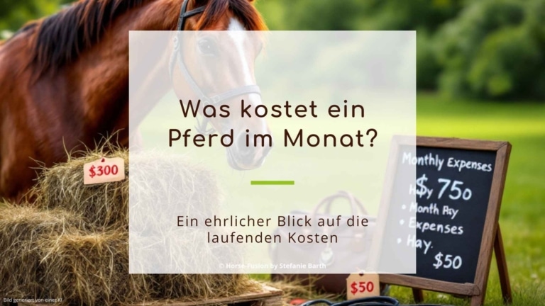 Was kostet ein Pferd im Monat? - Inkl. 7 tollen Spartipps